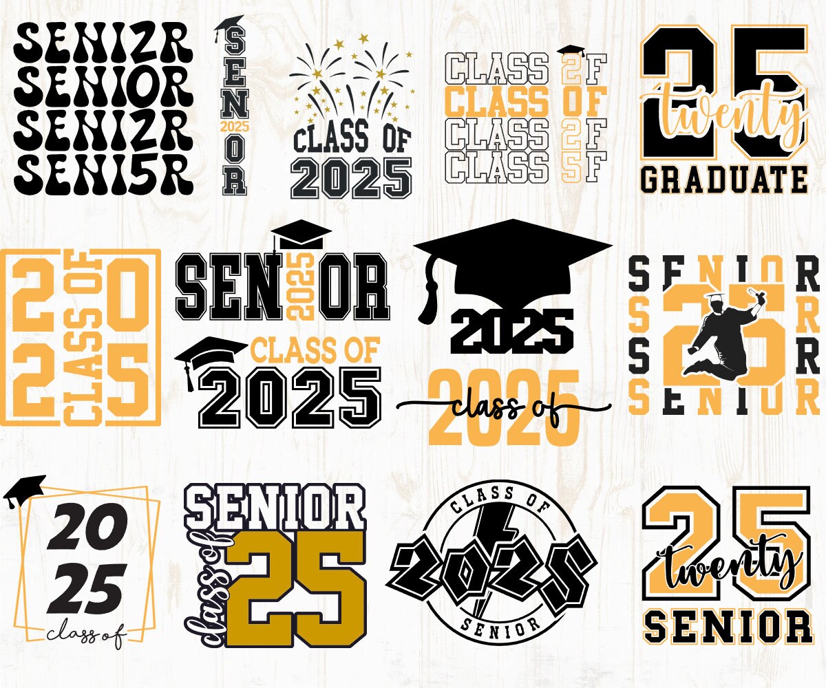 Graduation 2025 SVG Bundle, Senior 2025 - Etsy