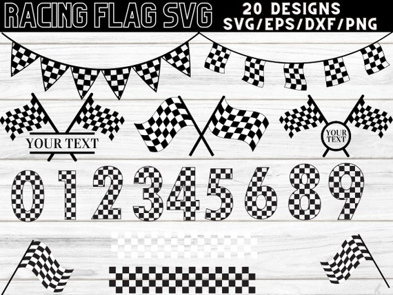 Race Start Checkered Pattern