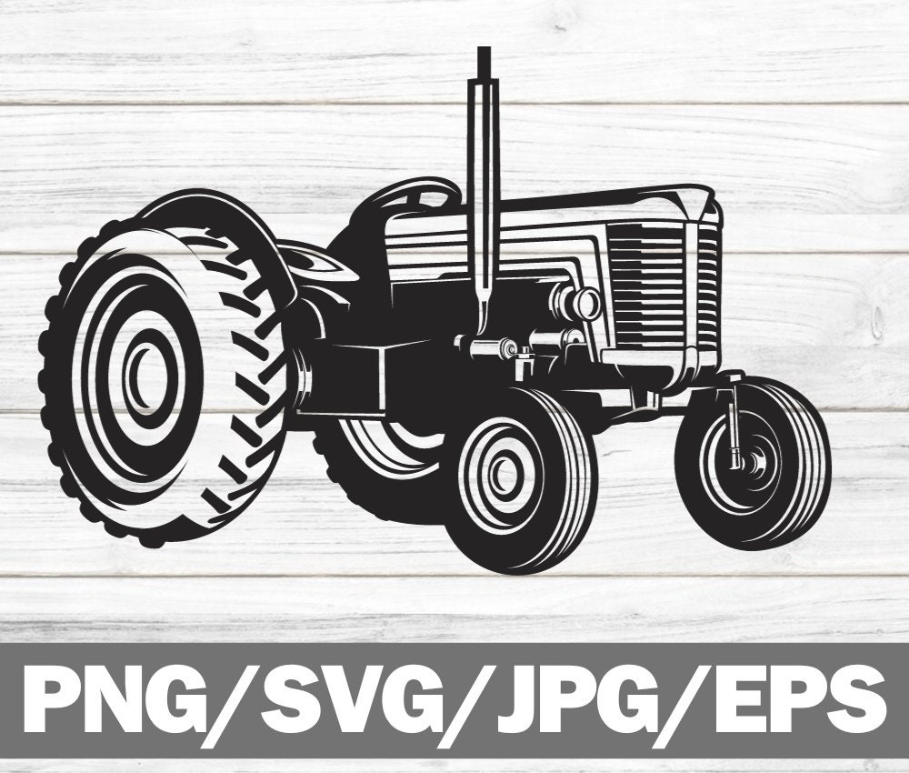Farm Tractor SVG Cut File / Commercial Use/farm Life SVG ...