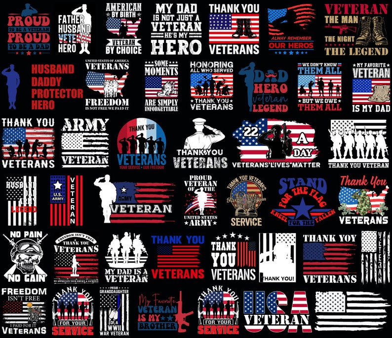 Veteran Svg Bundle, Military Svg Bundle, Patriotic Svg Bundle, Army ...