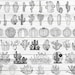 Cactus Collection SVG, Cactus SVG Bundle, Cactus Flower SVG File, Cacti ...