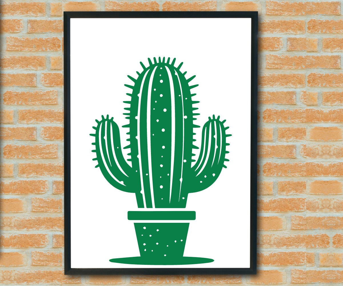 Cactus Collection SVG, Cactus SVG Bundle, Cactus Flower SVG File, Cacti ...