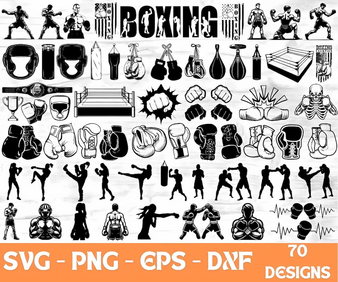Boxing Svg Bundle, Boxing Gloves Svg, Boxer Svg, Boxing Png, Boxing ...