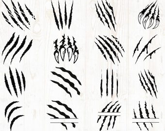 Claw SVG Bundle, Claw PNG Bundle, Claw Clipart, Dino Claw, Marks Svg ...