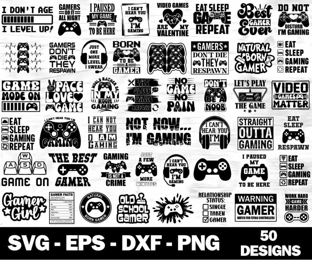 Gamer Svg، Gamer Svg Bundle، Gaming Svg Bundle، Funny Gamer Sayings Svg ...