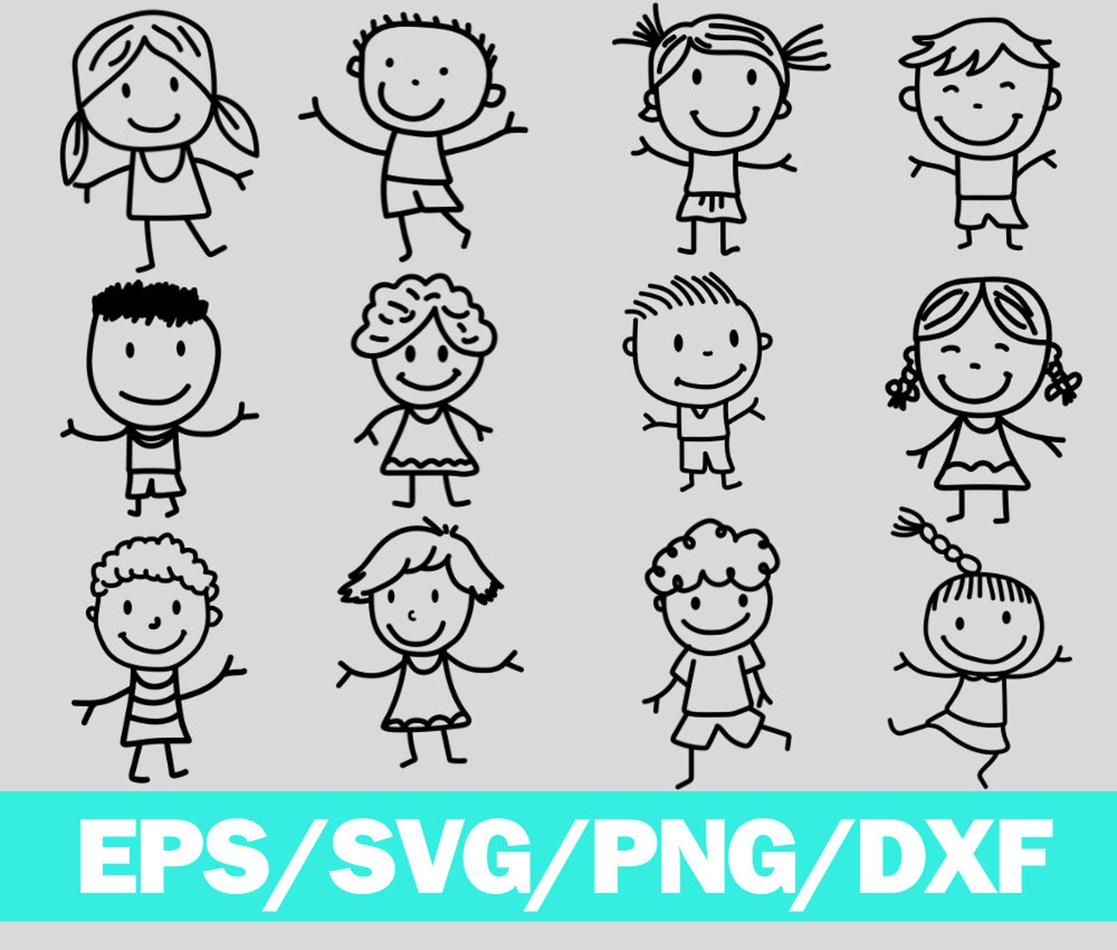 Stick Figures Svg Bundle, Stick People Svg, Stick Figures Svg, Stick ...