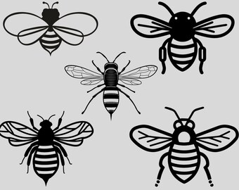 Bee SVG, Bee SVG Bundle, Honeybee SVG, Queen Bee Svg, Bee Hive Svg ...
