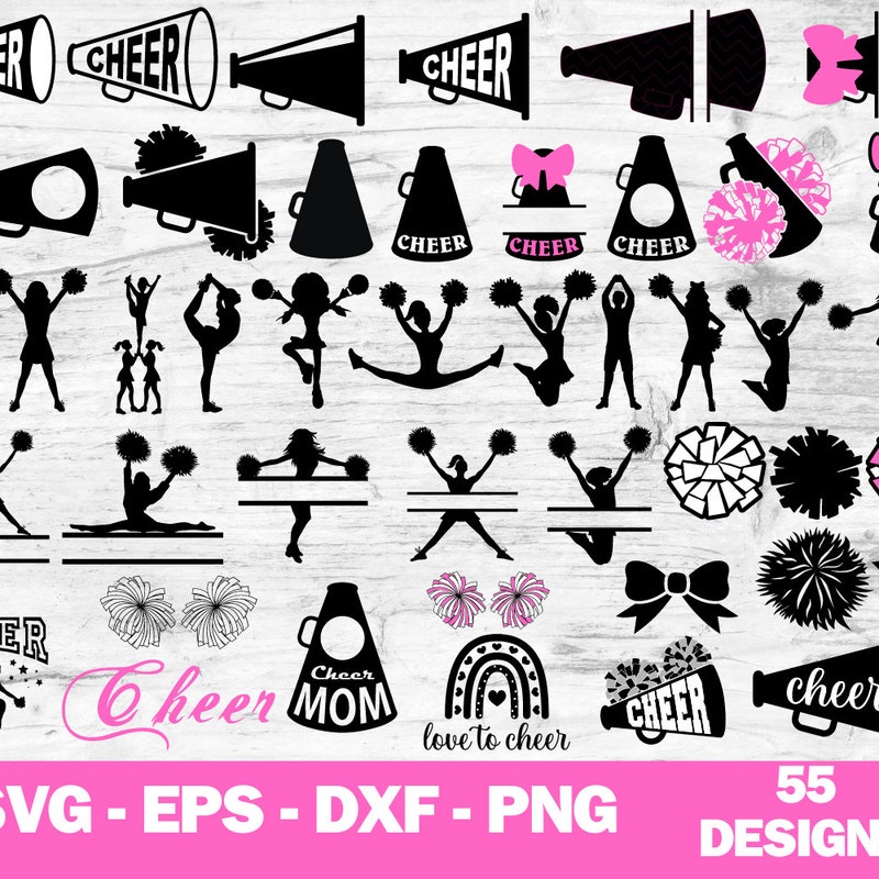 Cheerleading Svg - Etsy