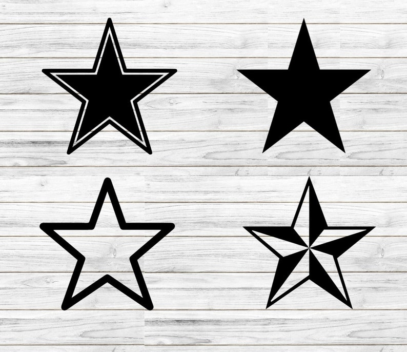 Estrella Vaquera, Estrella SVG para uso comercial, Archivo de corte ...