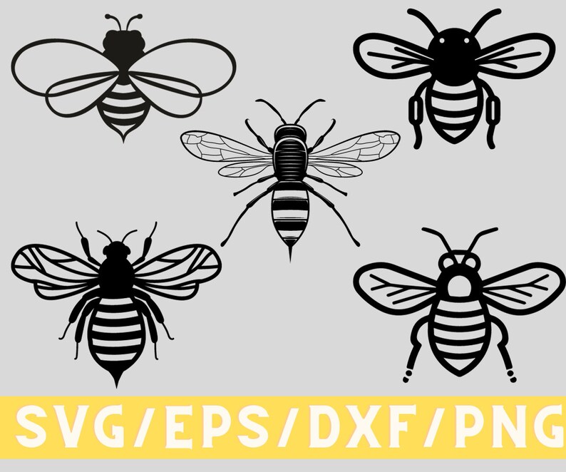 Bee SVG, Bee SVG Bundle, Honeybee SVG, Queen Bee Svg, Bee Hive Svg ...