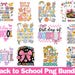 Back to School PNG Bundle: Preppy Teacher & Student Graphics (digital ...