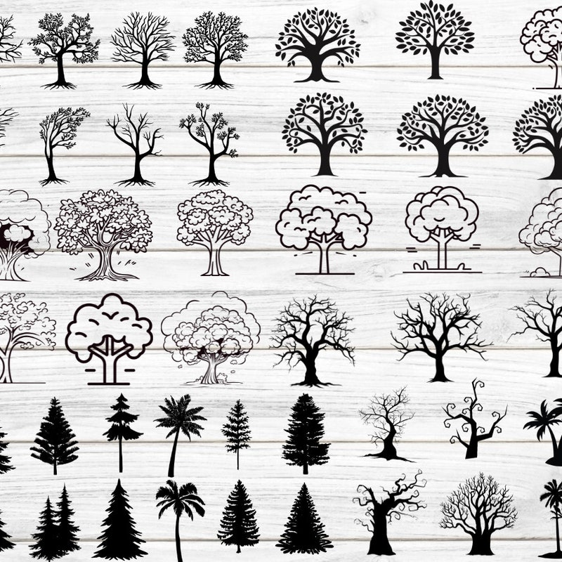 Tree Svg - Etsy