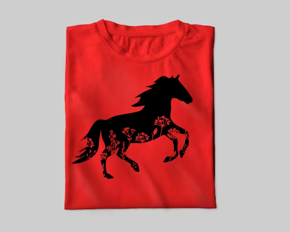 Floral Horse Svg, Horse Svg Bundle, Rustic Svg, Farmhouse Svg, Summer ...