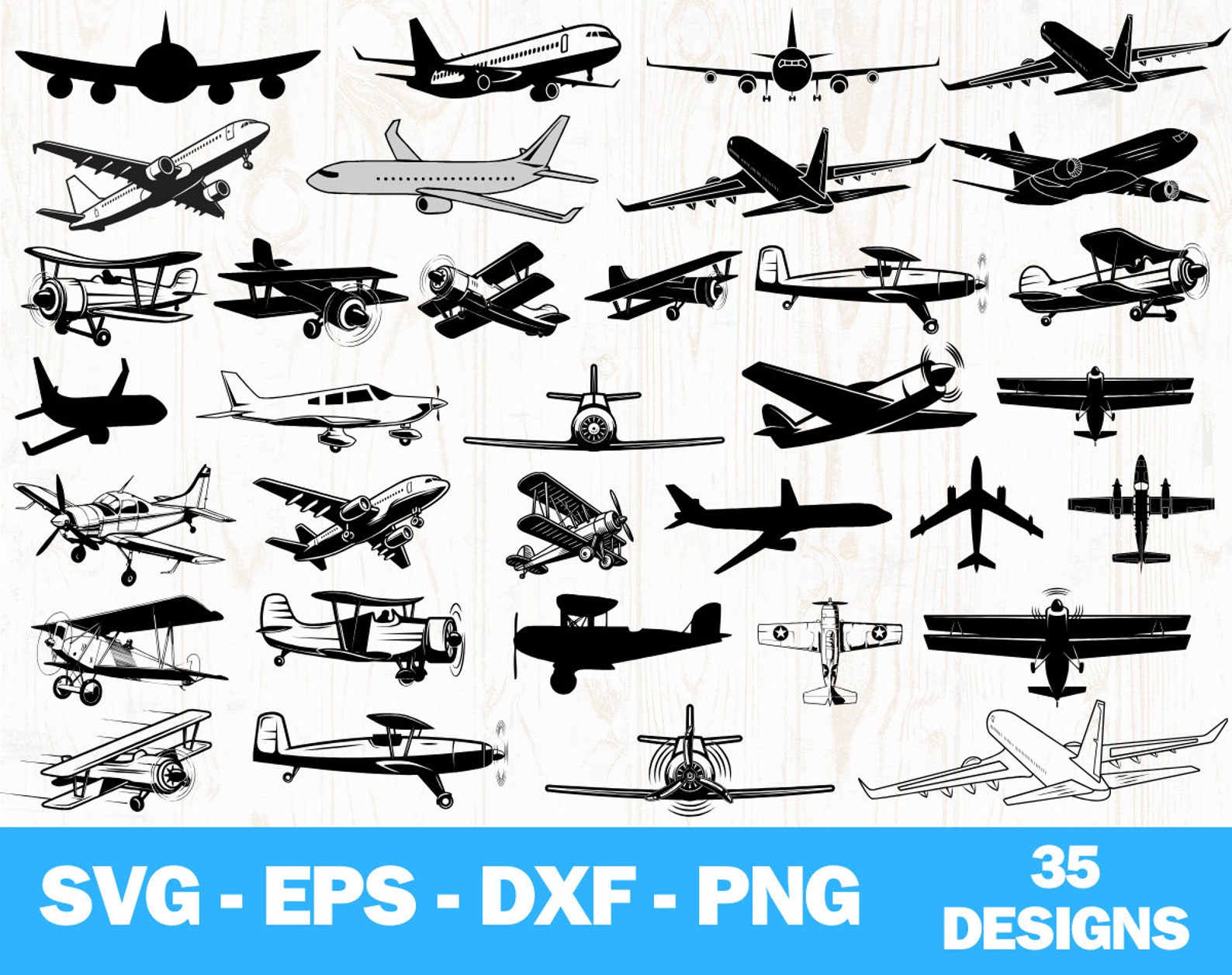Airplane Svg/ Biplane SVG/ War Plane Svg/military Plane/ Airplane ...