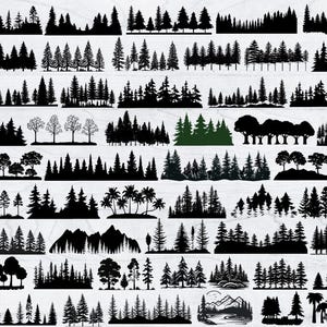 Forest SVG Bundle, Forest Monogram, Forest Dxf,forest Png, Forest ...