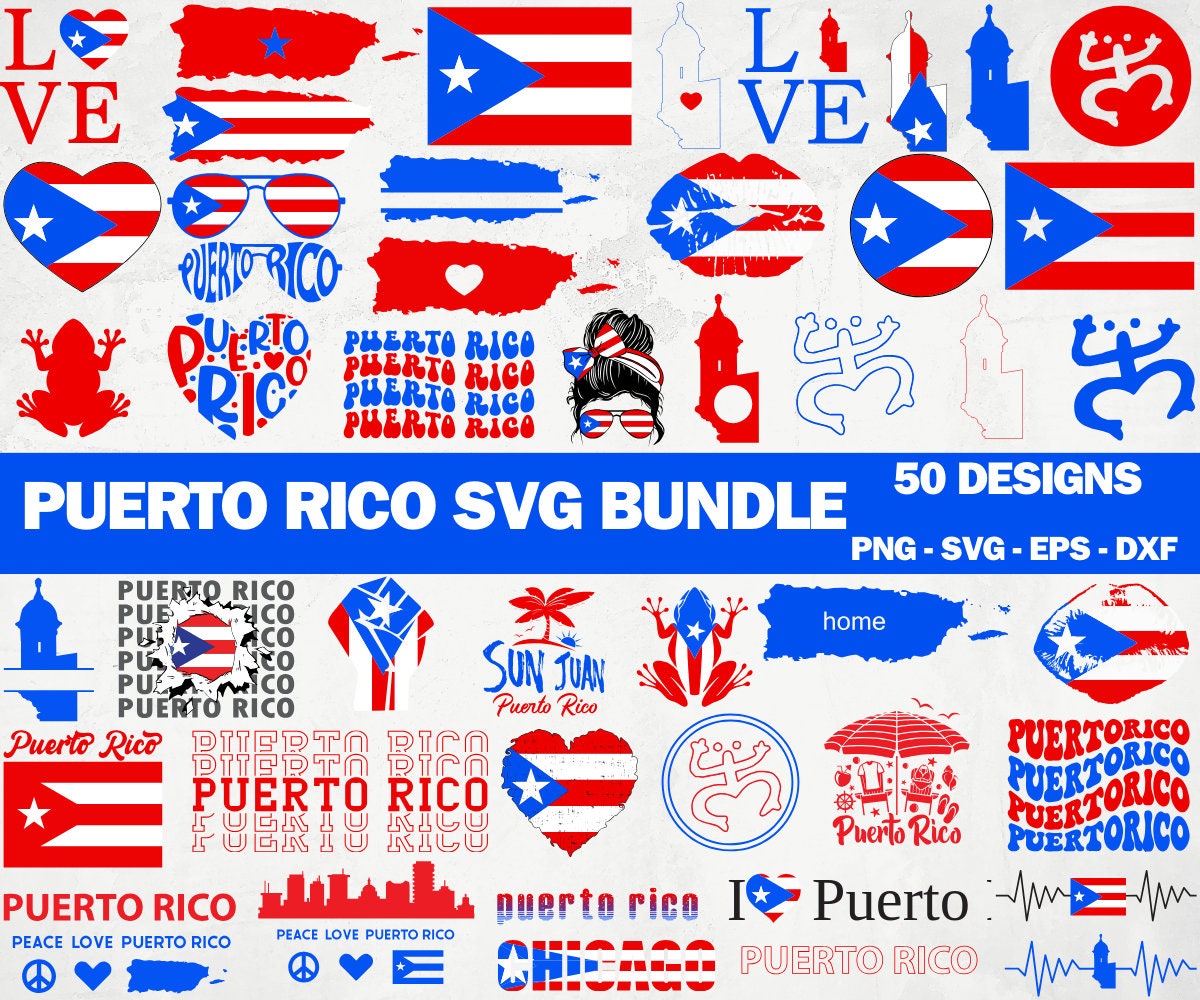 Puerto Rico Svg, Latina Svg, Cricut Svg, Puerto Rico Png, Puerto Rico ...