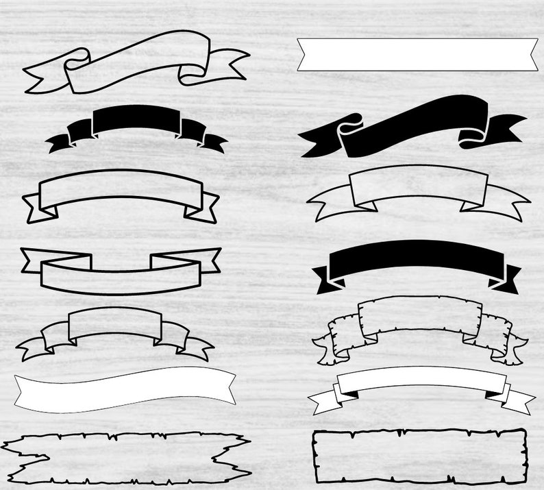 Banner Svg, Png, Jpg, Dxf, Ribbon Svg, Ribbon Banner Svg, Label Svg ...