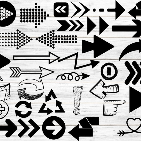 Arrow Svg - Etsy