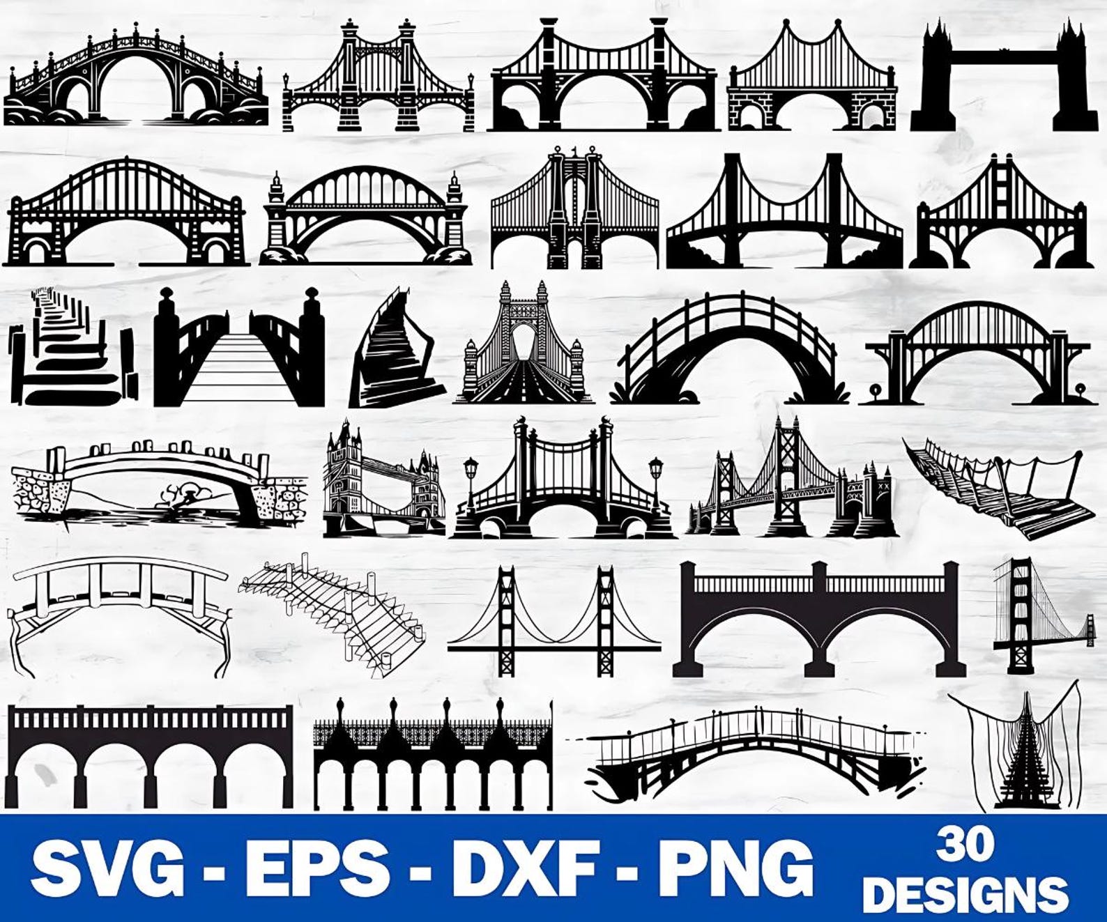 Bridge Svg, Bridge Cricut, Bridge Cut File, Bridge Svg Bundle, Bridge ...
