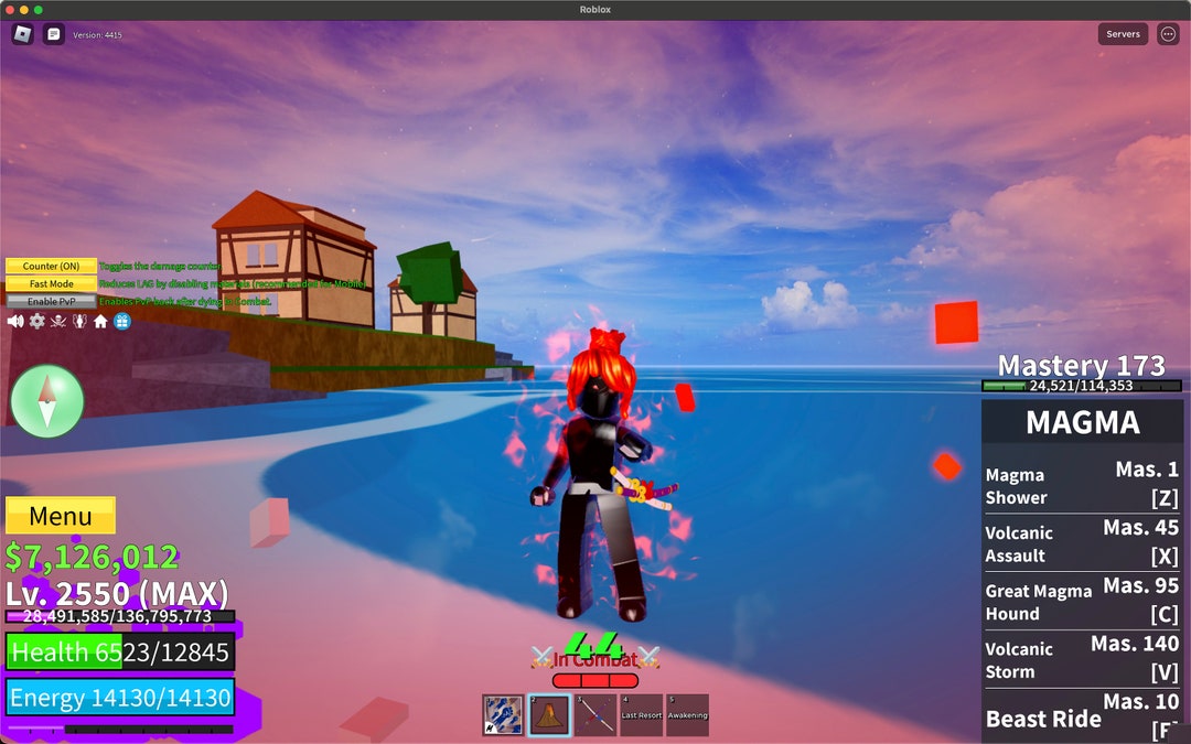 Blox Fruit 2550, Human V4 FULL GEAR, Magmaawk, Cdk-hs, Godhuman More ...