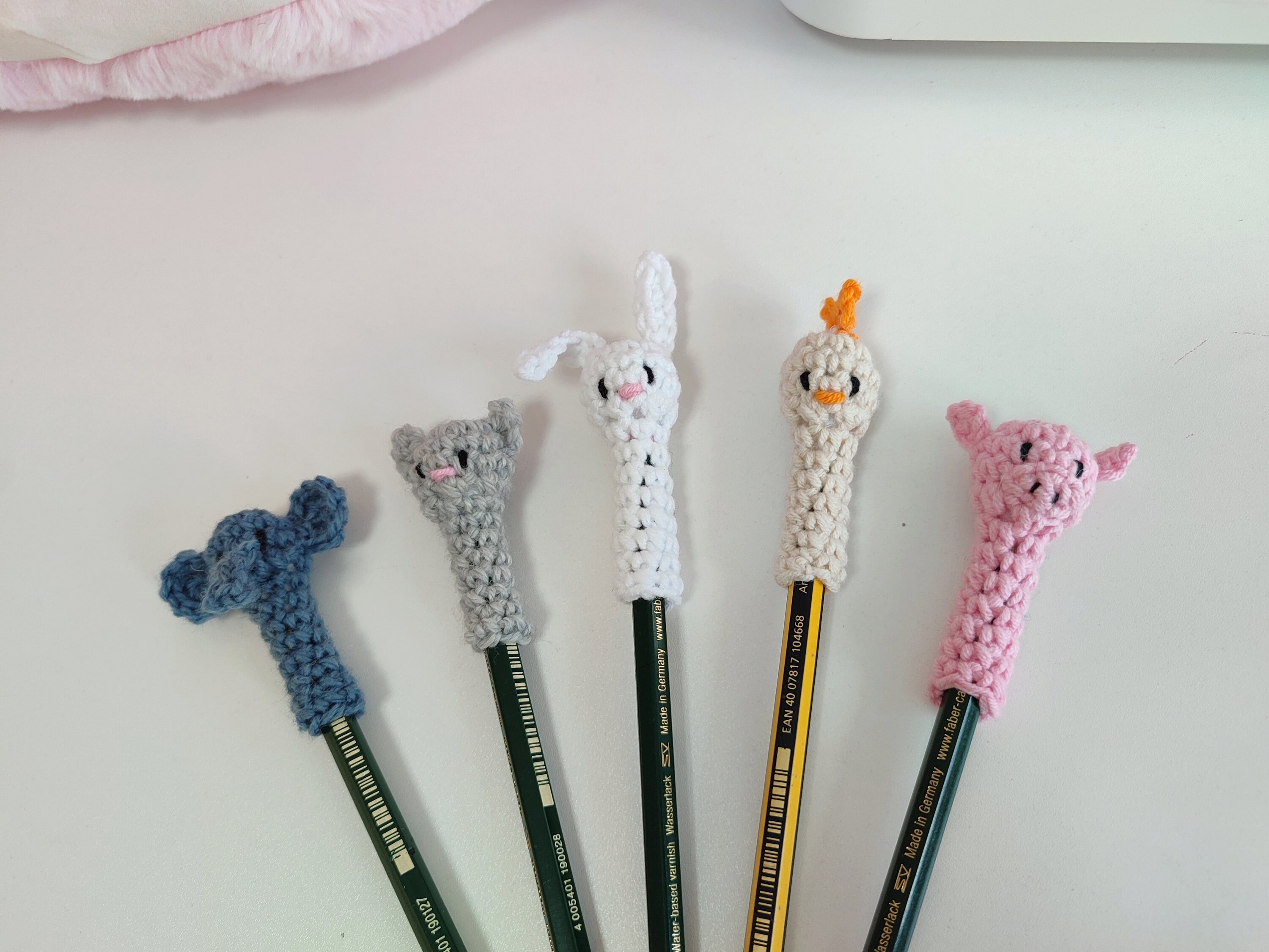 Animal Pencil Toppers Crochet Pattern - Etsy