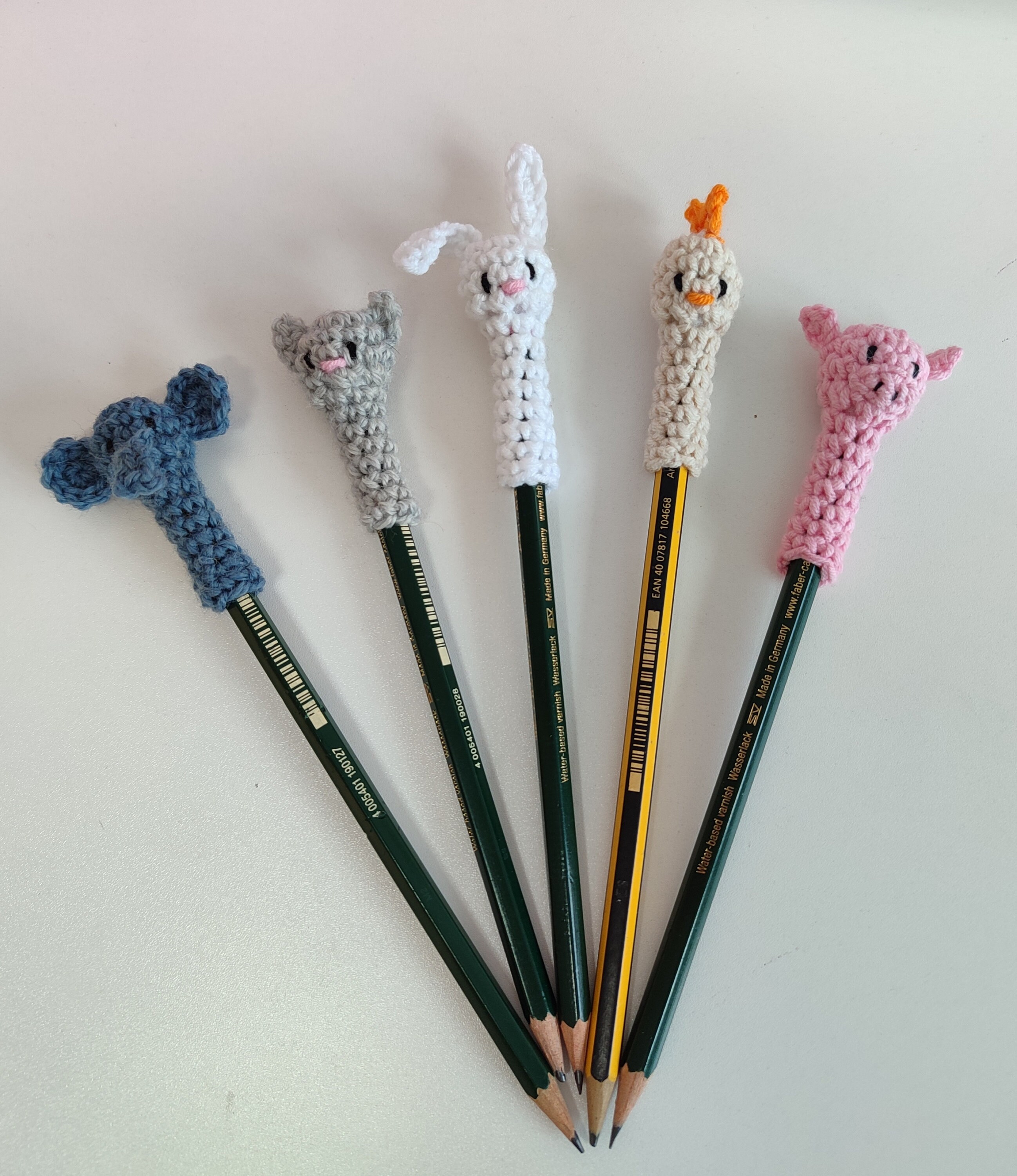 Animal Pencil Toppers Crochet Pattern - Etsy