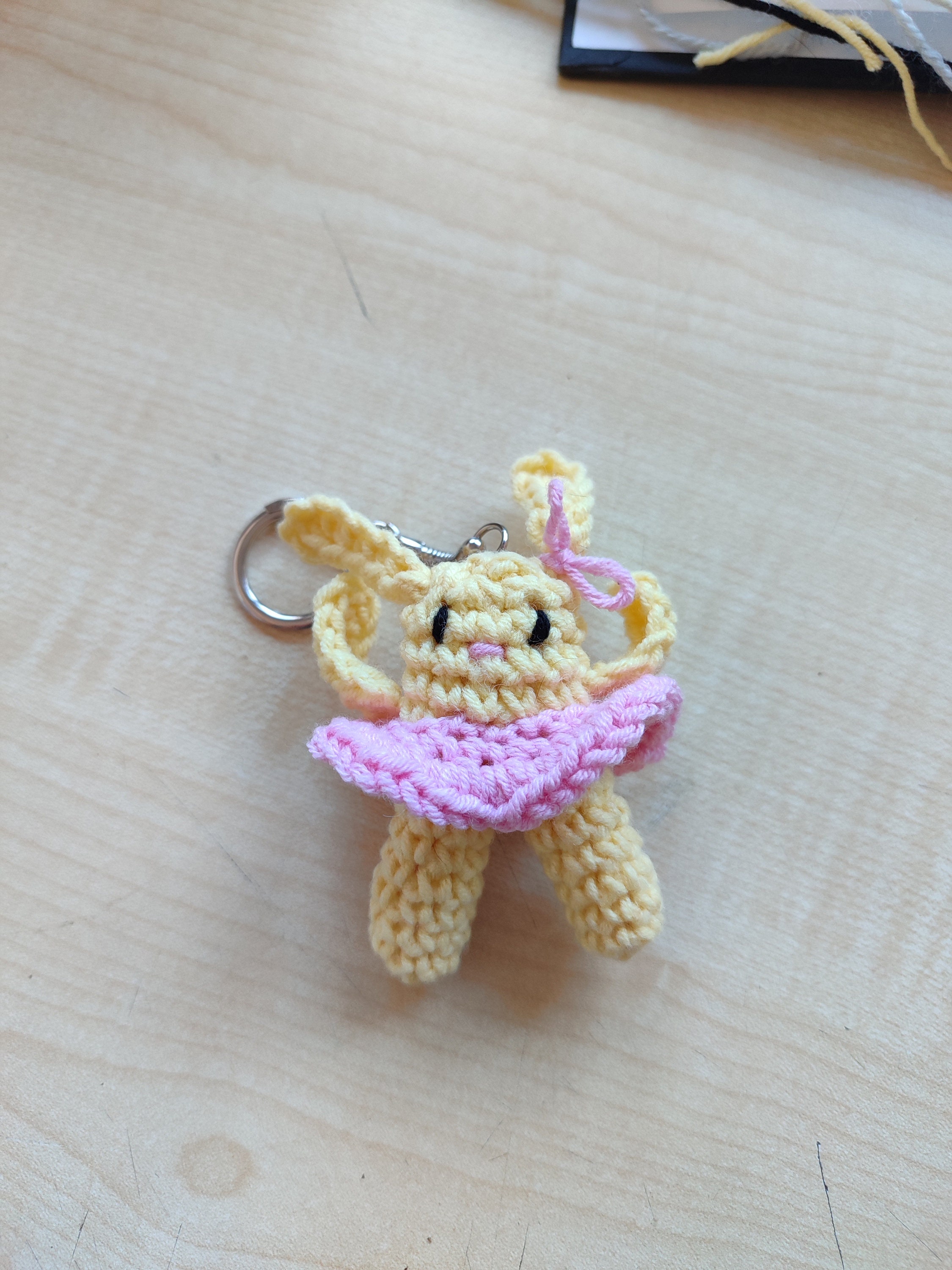 Cute Bunny Keychain Crochet Pattern - Etsy