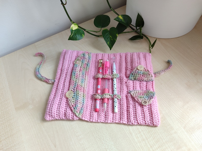 Cute Crochet Pencil Case. Crochet Pencil Case. Crochet Pattern. Pdf ...