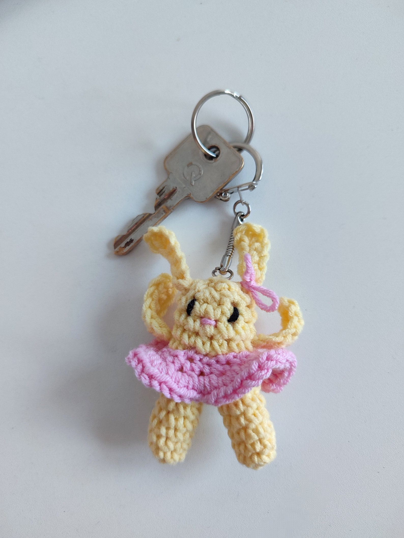 Cute Bunny Keychain Crochet Pattern - Etsy