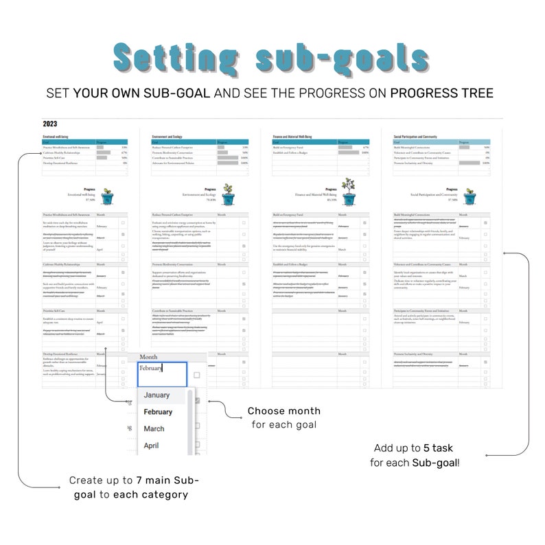 Wellness Wheel Excel Spreadsheet Template I Wheel of Wellbeing Excel ...