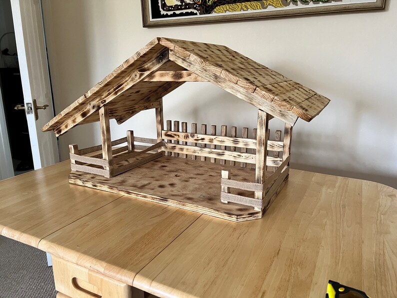 Wooden Nativity Scene - Etsy