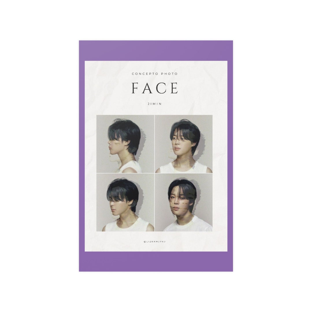 Jimin BTS Face Poster 210gsm - Etsy