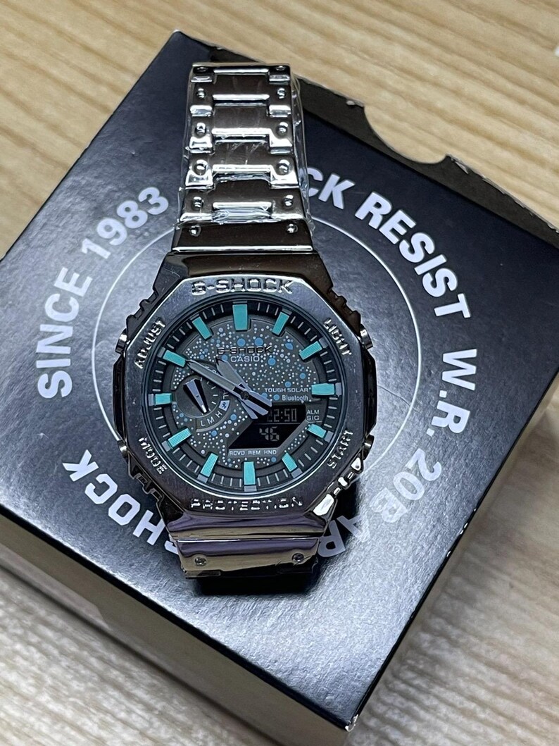 Casio Mod Custom Dial Gshock Steel Watch High-quality Casioak Mod ...