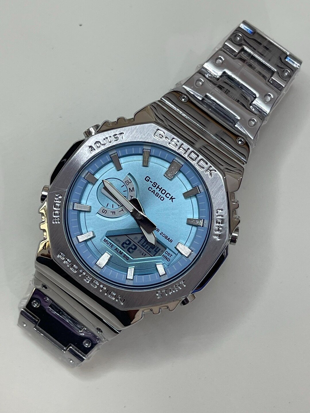 Casio Mod Custom Dial Gshock Steel Watch High-quality Casioak Mod ...