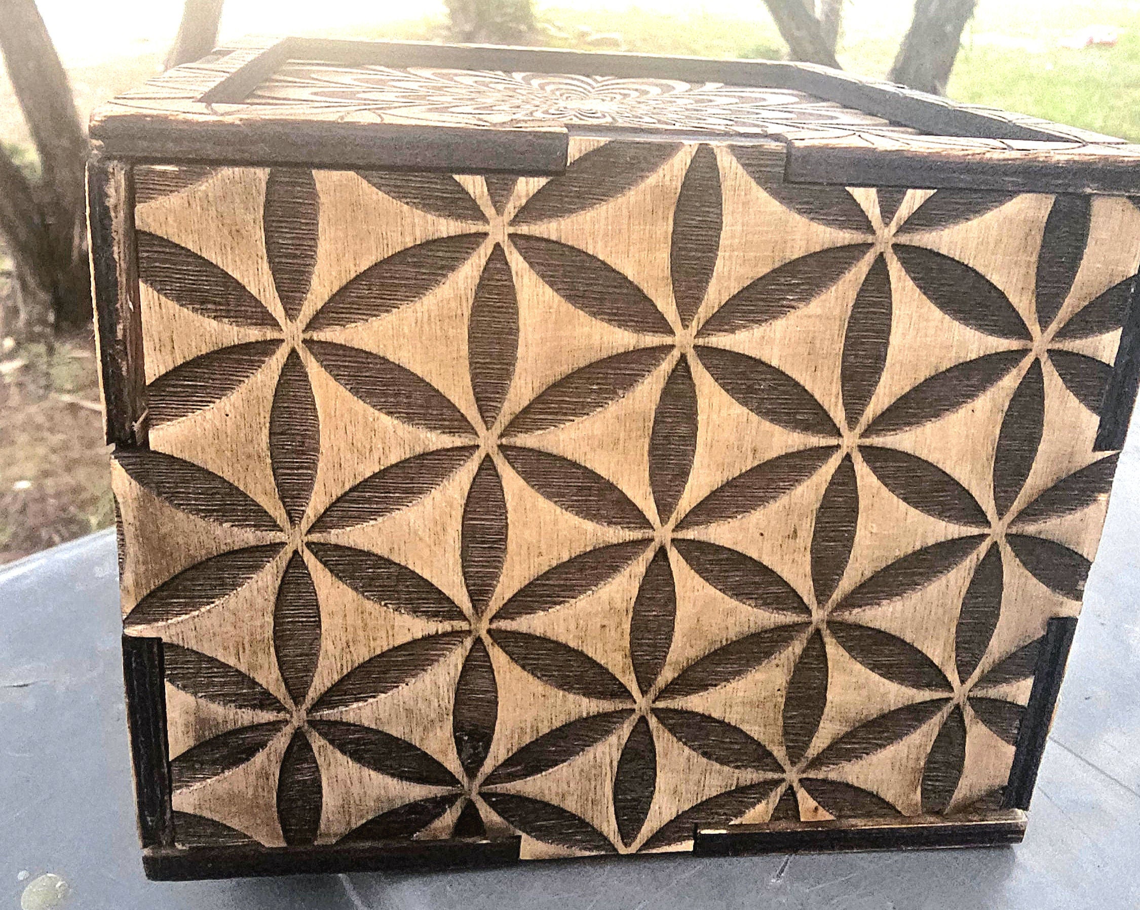 Custom Laser Cut & Engraved Stash Box - Personalized Design - Unique ...