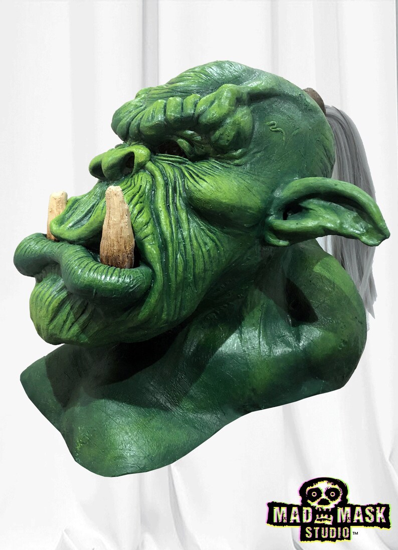 Ork Warboss Latex Mask, Warhammer Ork, Fantasy, Horror, Halloween - Etsy
