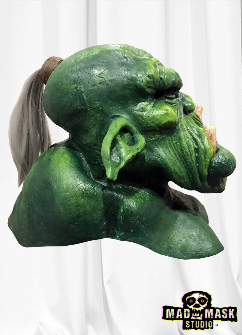 Ork Warboss Latex Mask, Warhammer Ork, Fantasy, Horror, Halloween - Etsy