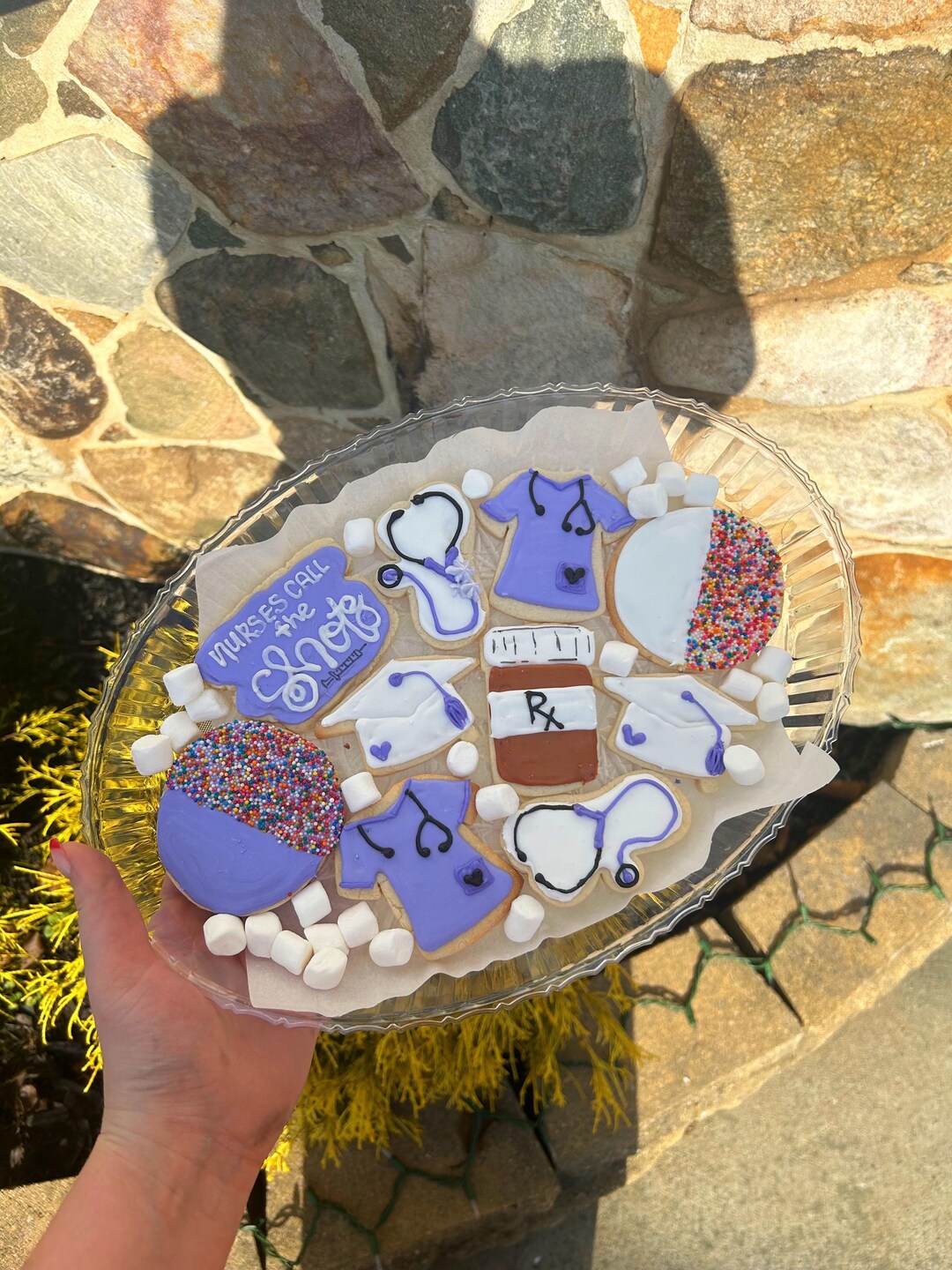 Nurse Graduation Sugar Cookies/ Grad Party Favors Custom Desserts - Etsy
