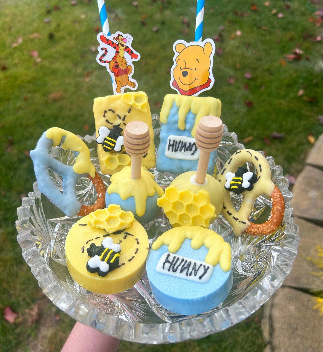 Winnie the Pooh Themed Treats Bundle/ Baby Shower/ Party Favors/ Custom ...