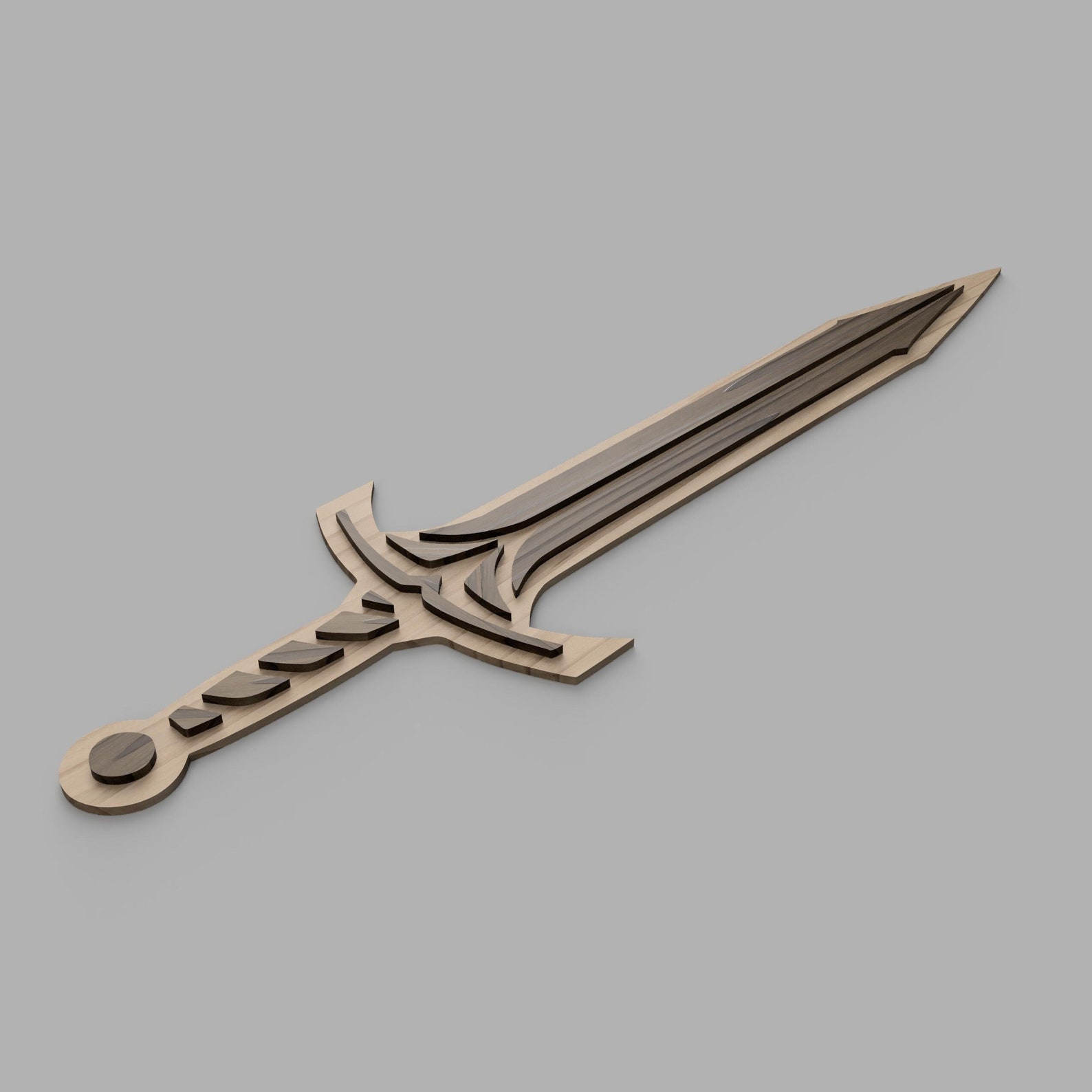 Toy Sword for Laser-cutting or Papercraft, Svg, Cricut, Cutting Machine ...