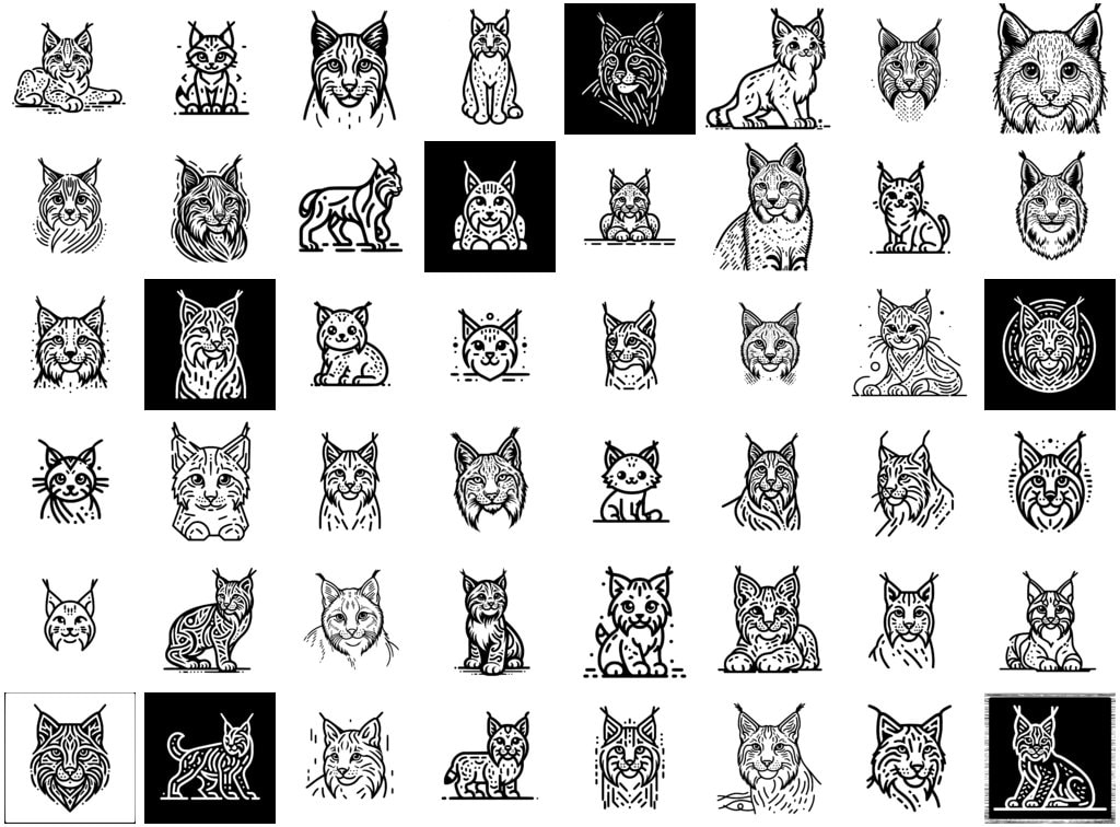 Lynx Svg Cut File Bundle Cricut Laser Cutter Engraving - Etsy