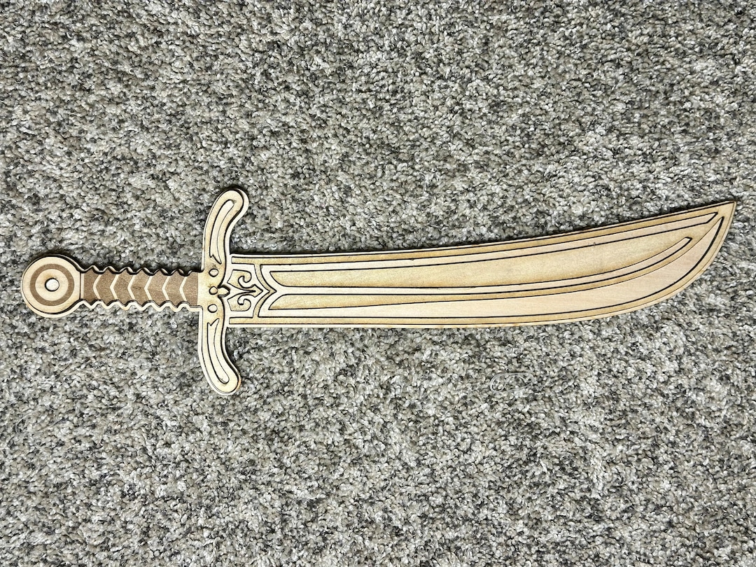Toy Sword for Laser-cutting or Papercraft, Svg, Cricut, Cutting Machine ...