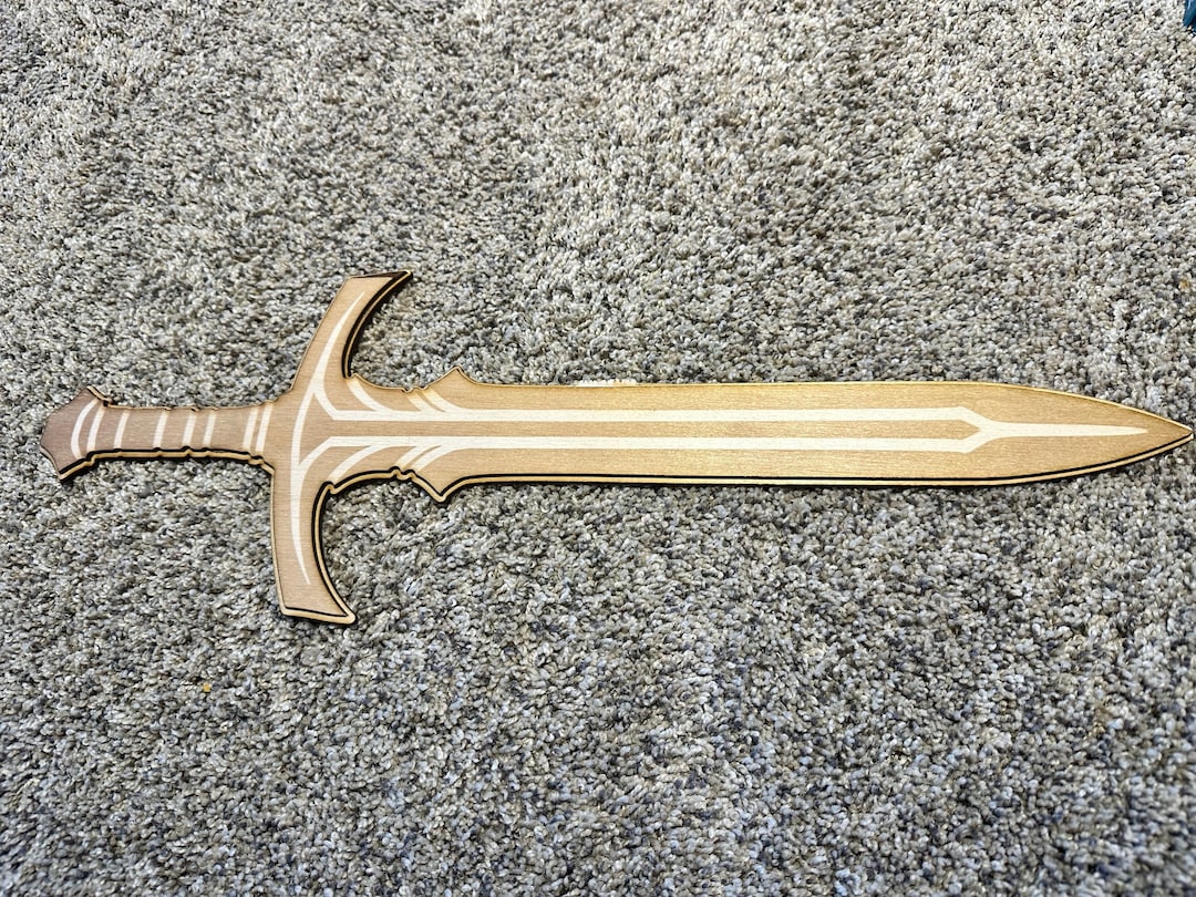Toy Sword for Laser-cutting or Papercraft, Svg, Cricut, Cutting Machine ...