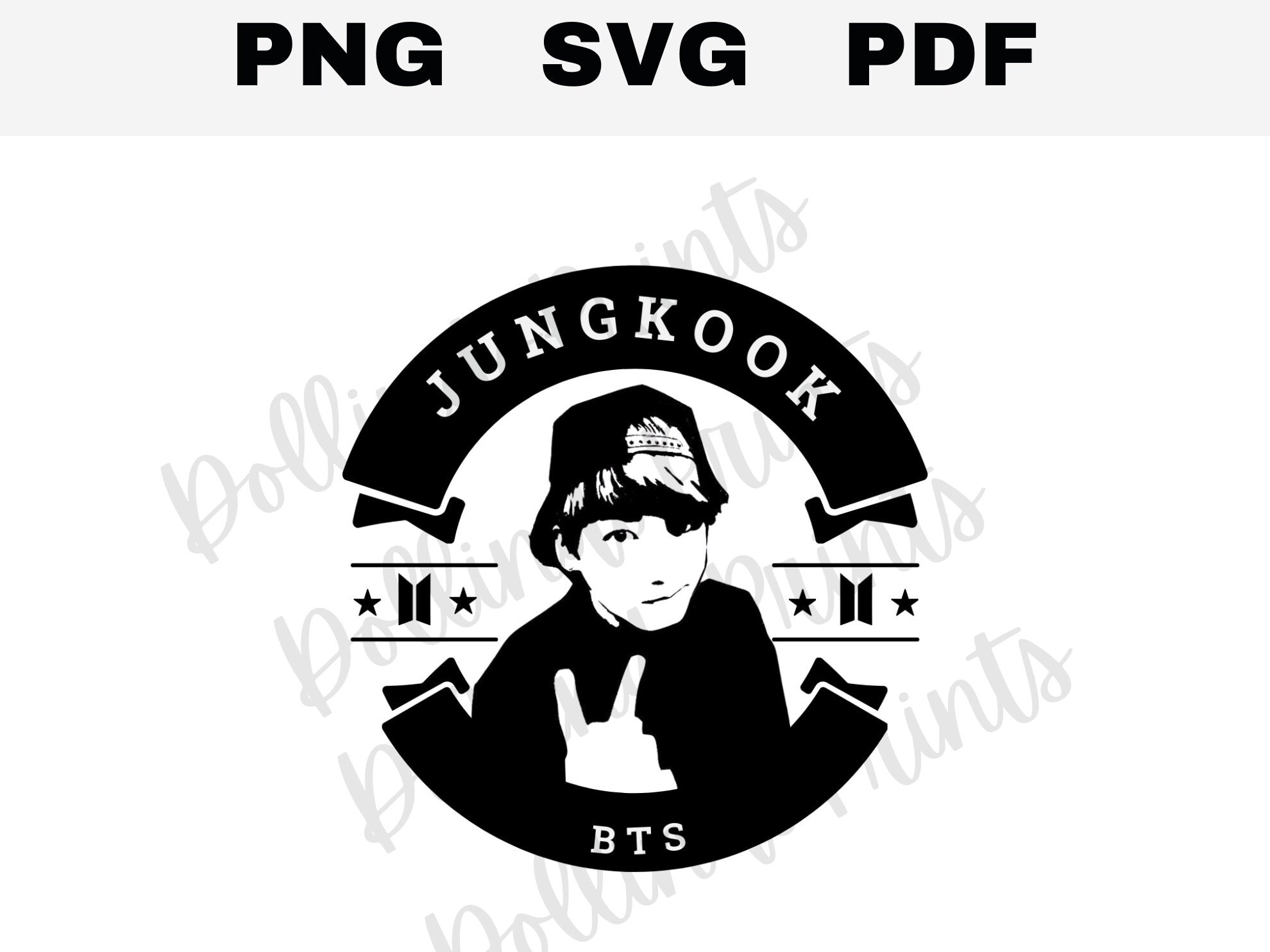 Jungkook Bts Vector BTS Svg, Instant Download, Svg BTS, Army Svg, Svg ...