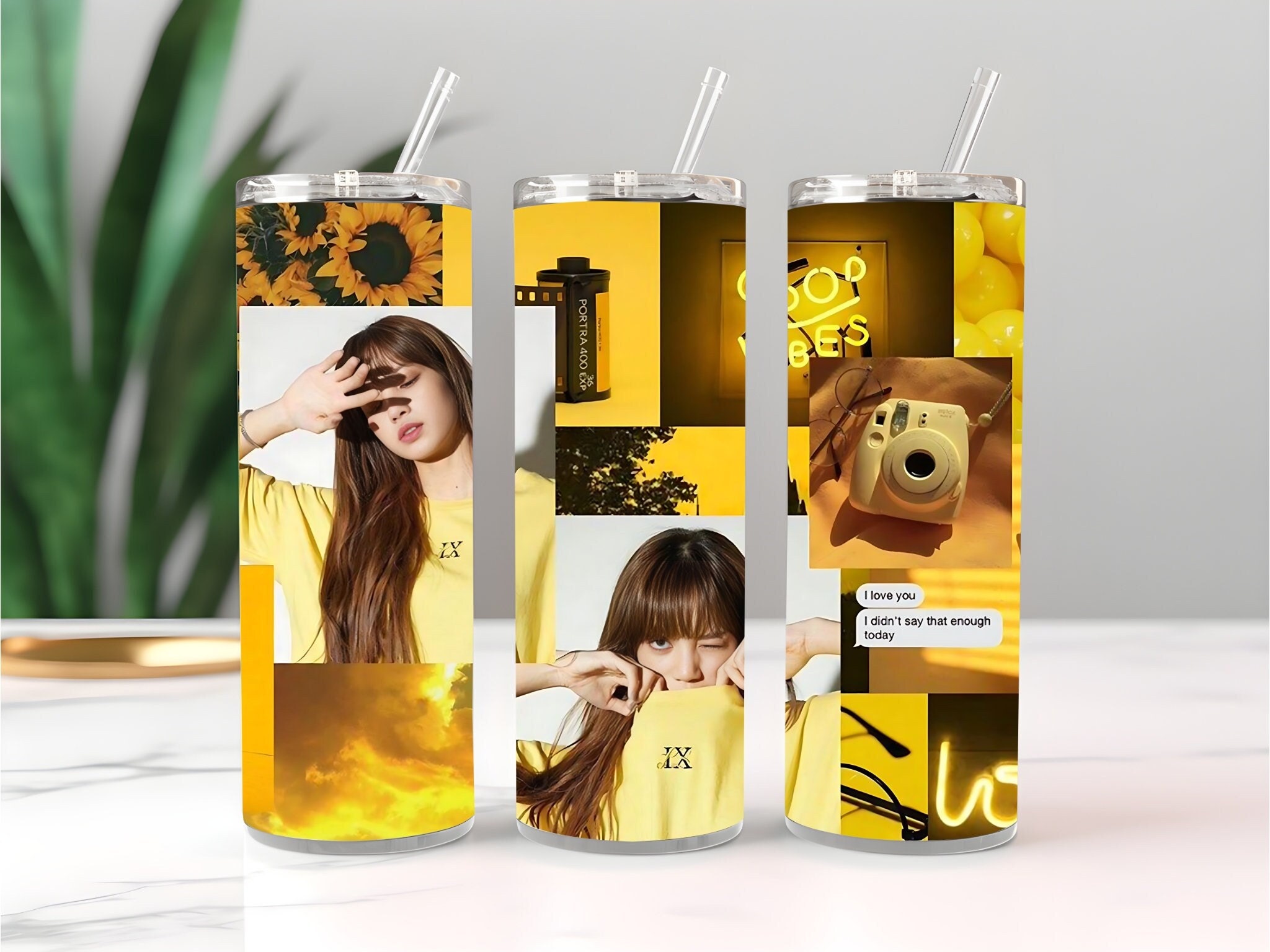 Lisa Blackpink 20 Oz Tumbler Wrap, Digital Download JPG, Sublimation ...