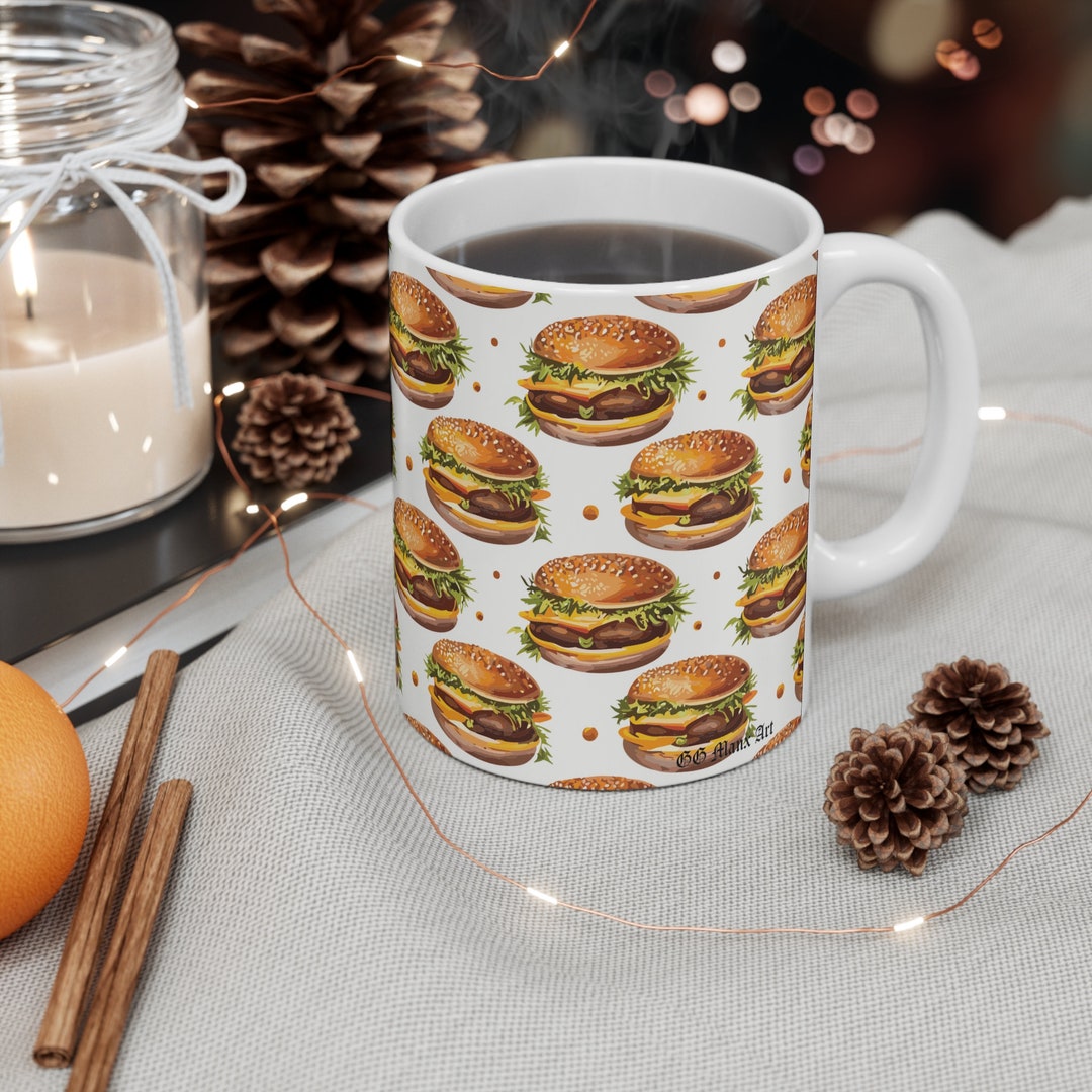 Hamburgers Coffee / Tea Mug Food Lover Gift Burger Gifts Funny Gifts ...
