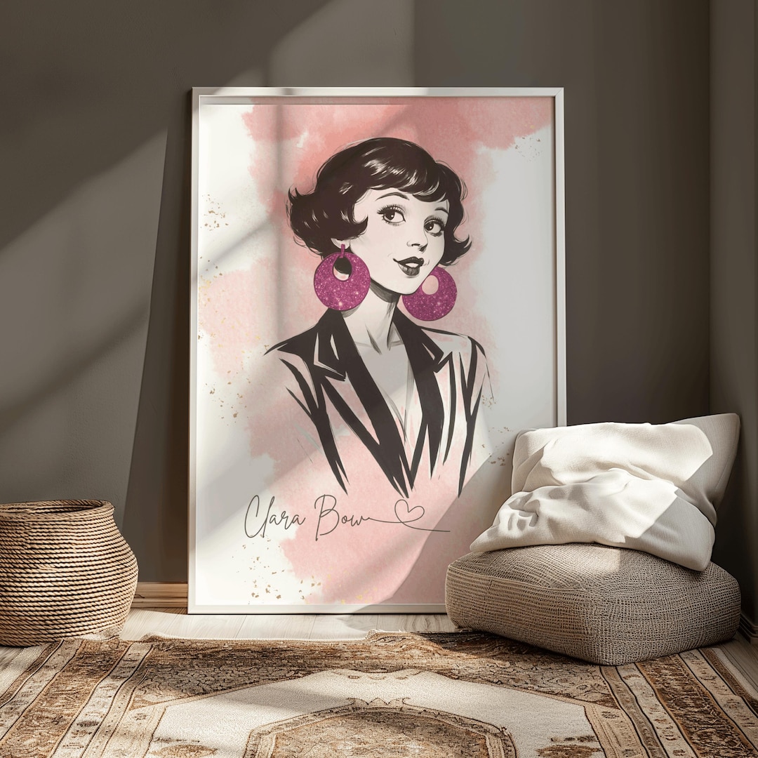 Clara Bow - Wall Art - Poster - TTPD - Instant Download - Home Decor - Etsy