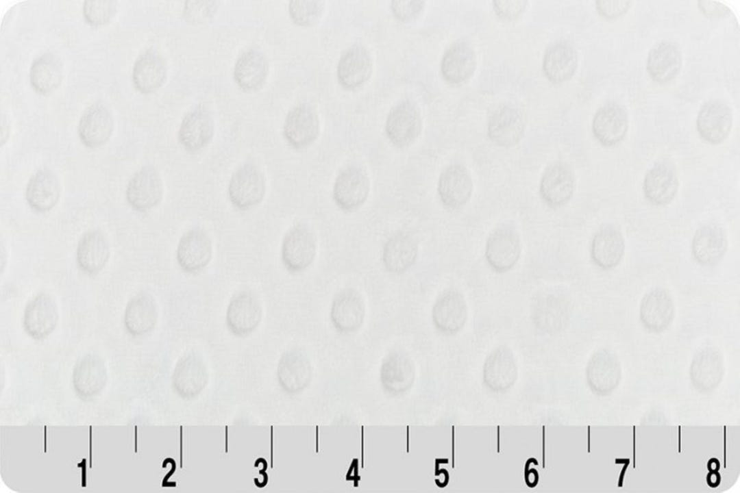 Shannon Dimple Dot Cuddle Solid 60in - Snow White CD-SNOW Minky - Etsy