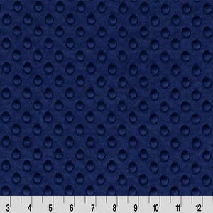 Shannon Dimple Dot Cuddle 60in Width Solid - Midnight Blue CD-MIDNIGHT BLUE Minky - Etsy