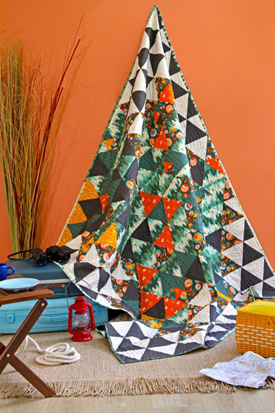 Quilt Kit Unwind Pattern Designed by Art Gallery Fabrics Utilizing Lake ...